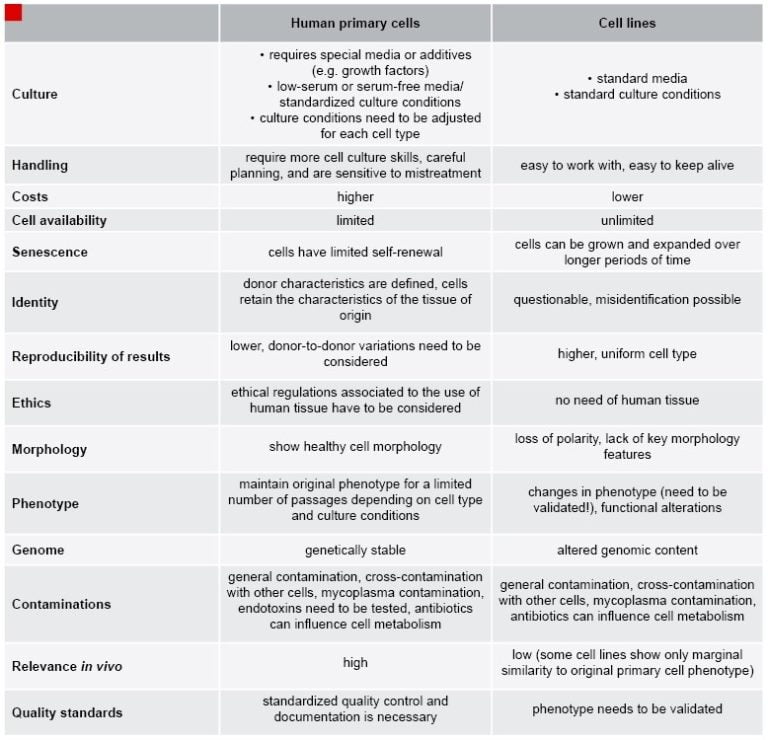 Human Primary Cells Vs Immortal Cell Lines | Kosheeka