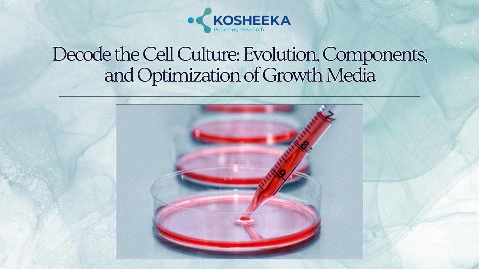 Decoding Cell Culture: Evolution, Components & Media Optimization